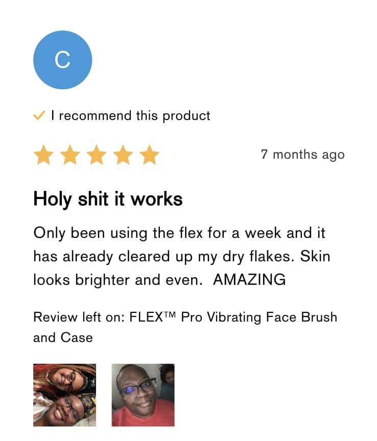 FLEX™ Pro Vibrating Face Brush