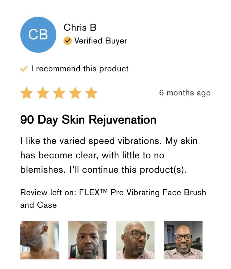 FLEX™ Pro Vibrating Face Brush