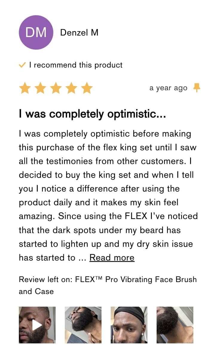 FLEX™ Pro Vibrating Face Brush